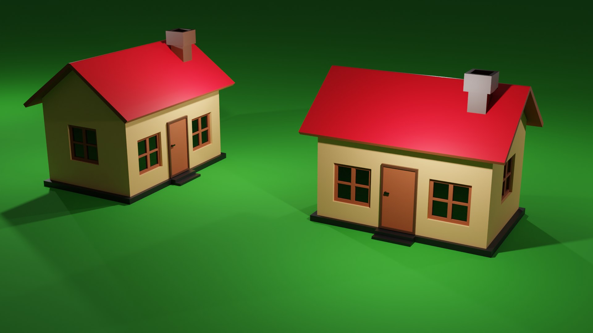 3D Simple House Low Poly Model - TurboSquid 2098034