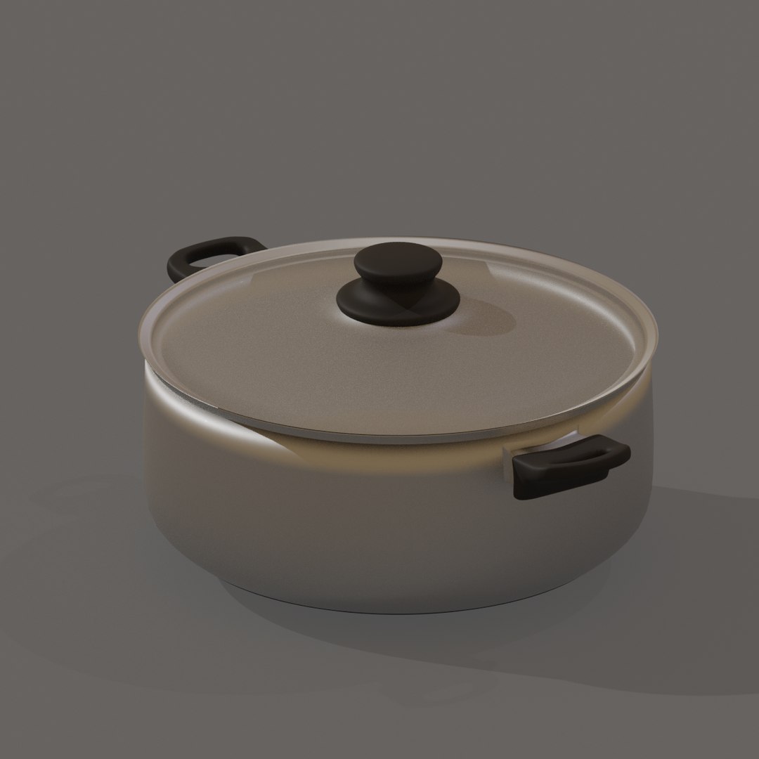 3D kitchen cooking pot model - TurboSquid 1448520
