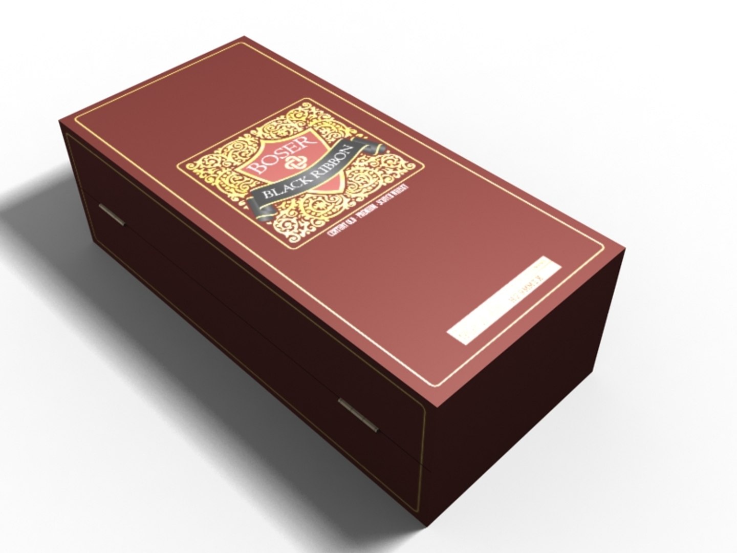 3d Model Whiskey Box