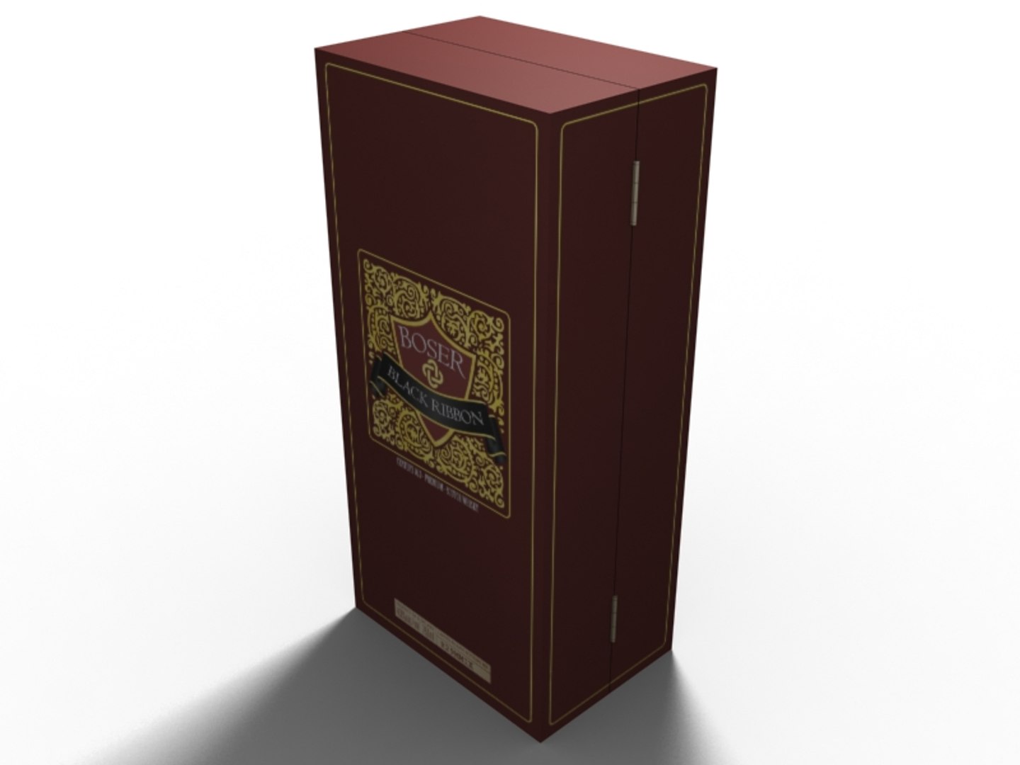3d Model Whiskey Box