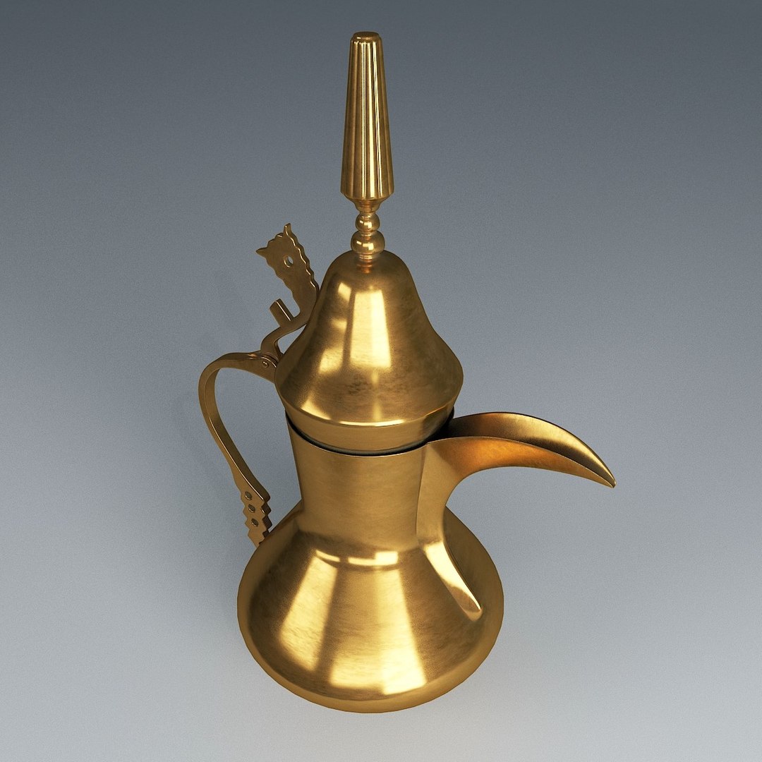 Dallah Arabic Teapot 3d Max