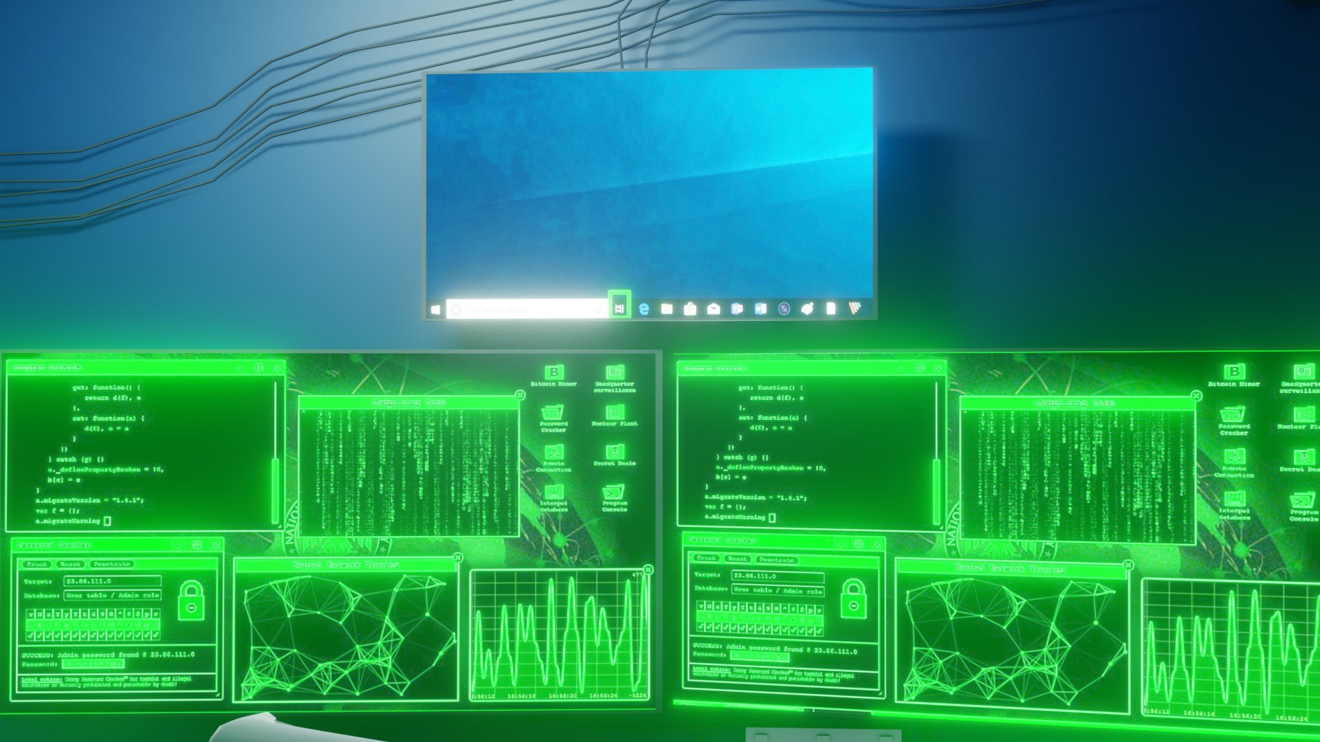 Hacker Workspace - Low poly - Game Ready 3D model - TurboSquid 1760640