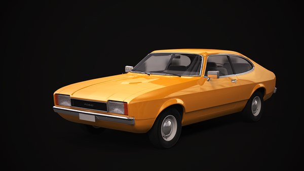 3D 1975 capri ii - TurboSquid 1566981