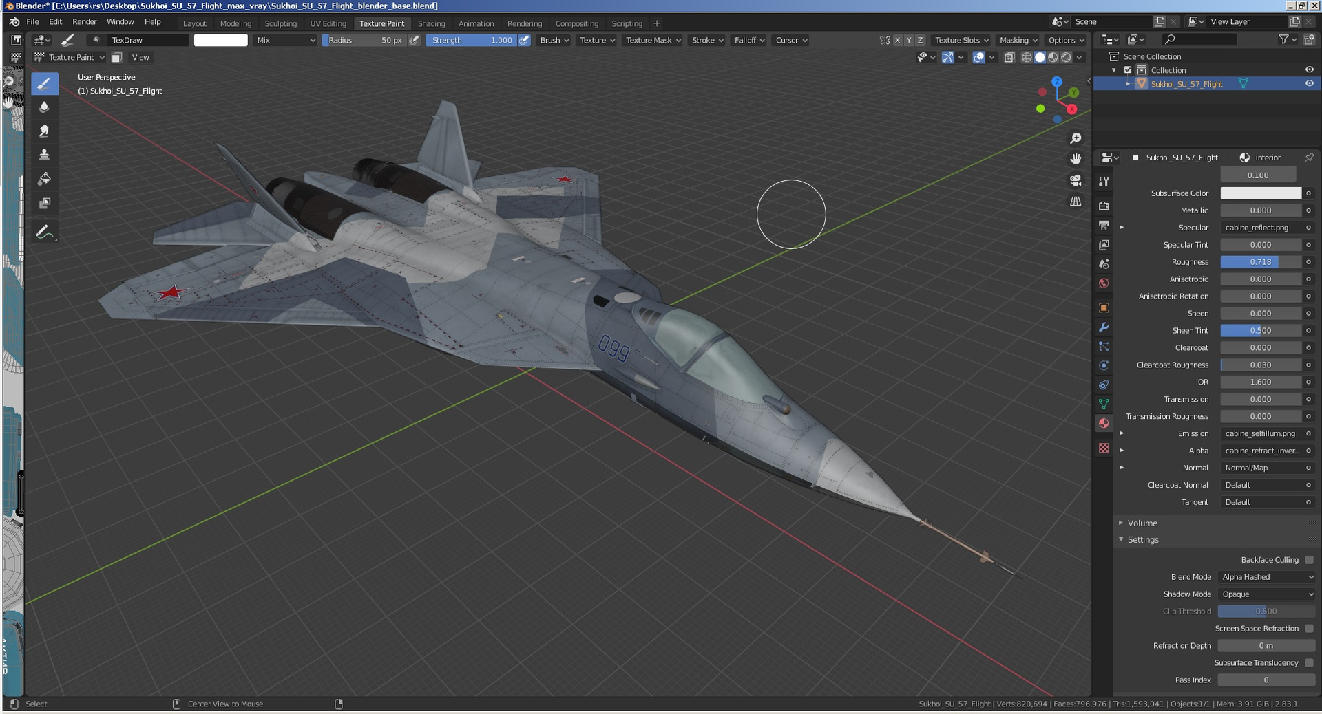 3D sukhoi su 57 flight - TurboSquid 1640787