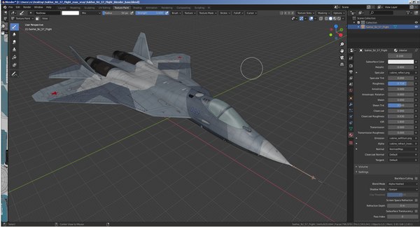3D sukhoi su 57 flight - TurboSquid 1640787