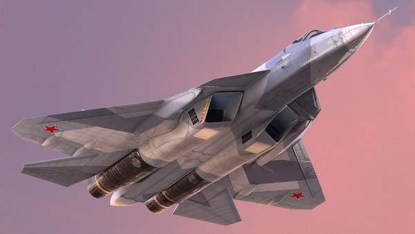 3D sukhoi su 57 flight - TurboSquid 1640787