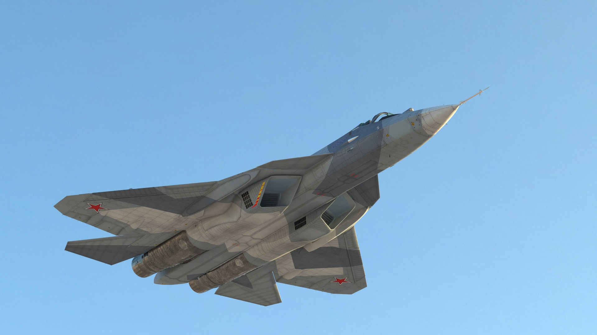 3D Sukhoi Su 57 Flight - TurboSquid 1640787