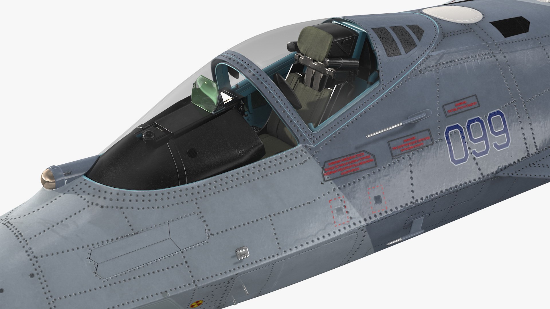 3D sukhoi su 57 flight - TurboSquid 1640787
