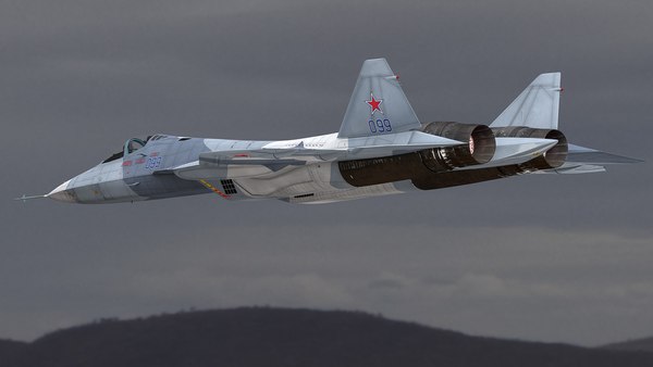 3D sukhoi su 57 flight - TurboSquid 1640787