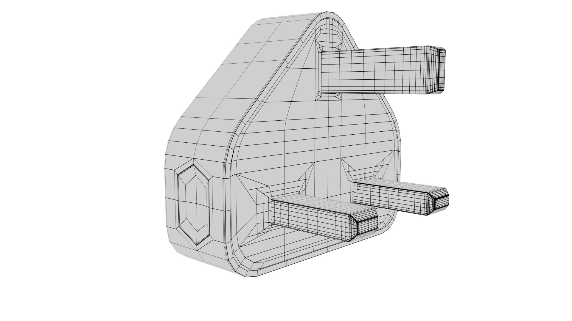 UK IPhone USB Plug 3D Model - TurboSquid 1895390