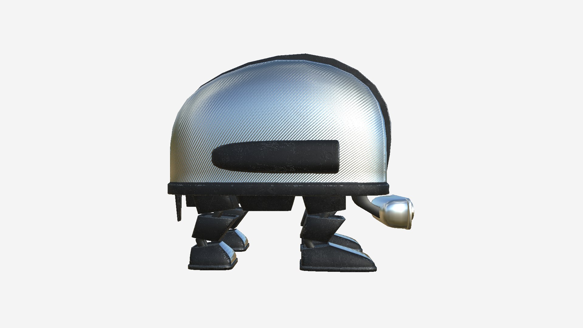 3D Turtleback Robot J09 Aluminum - SciFi Character Design - TurboSquid ...