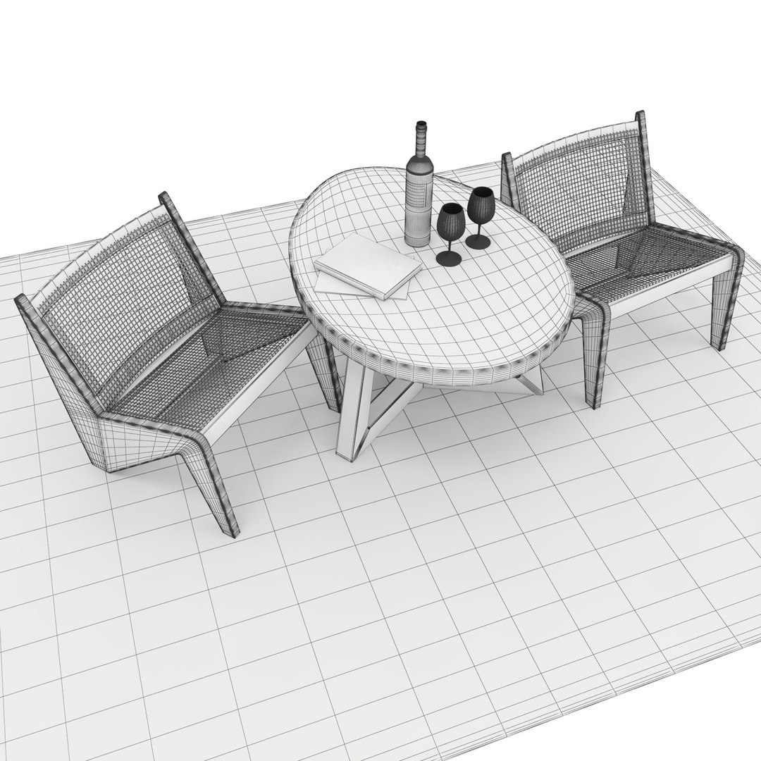 3D Set Lounge Model - TurboSquid 1387527