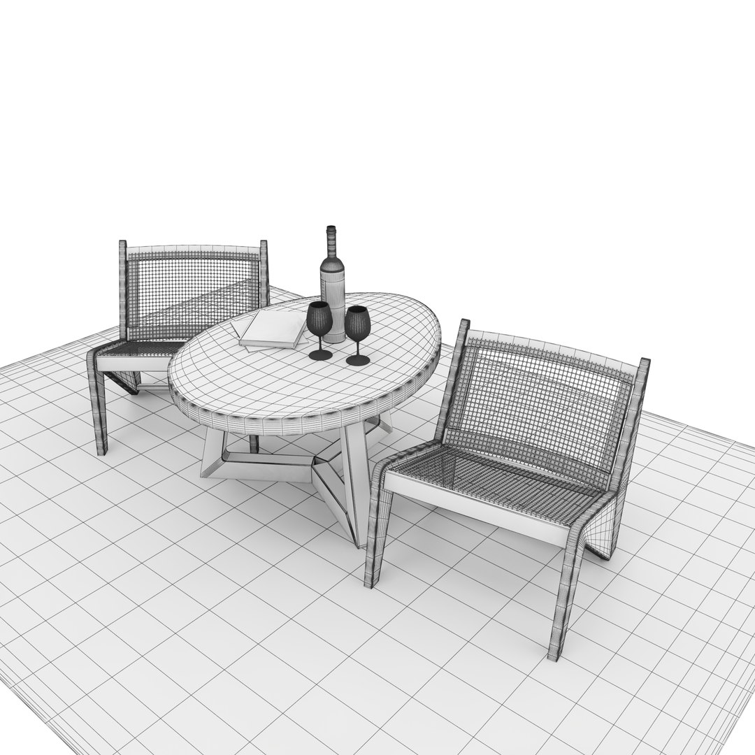3D Set Lounge Model - TurboSquid 1387527