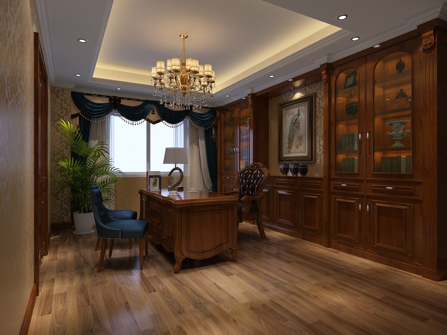 3D Study Room 03 Model - TurboSquid 2011864