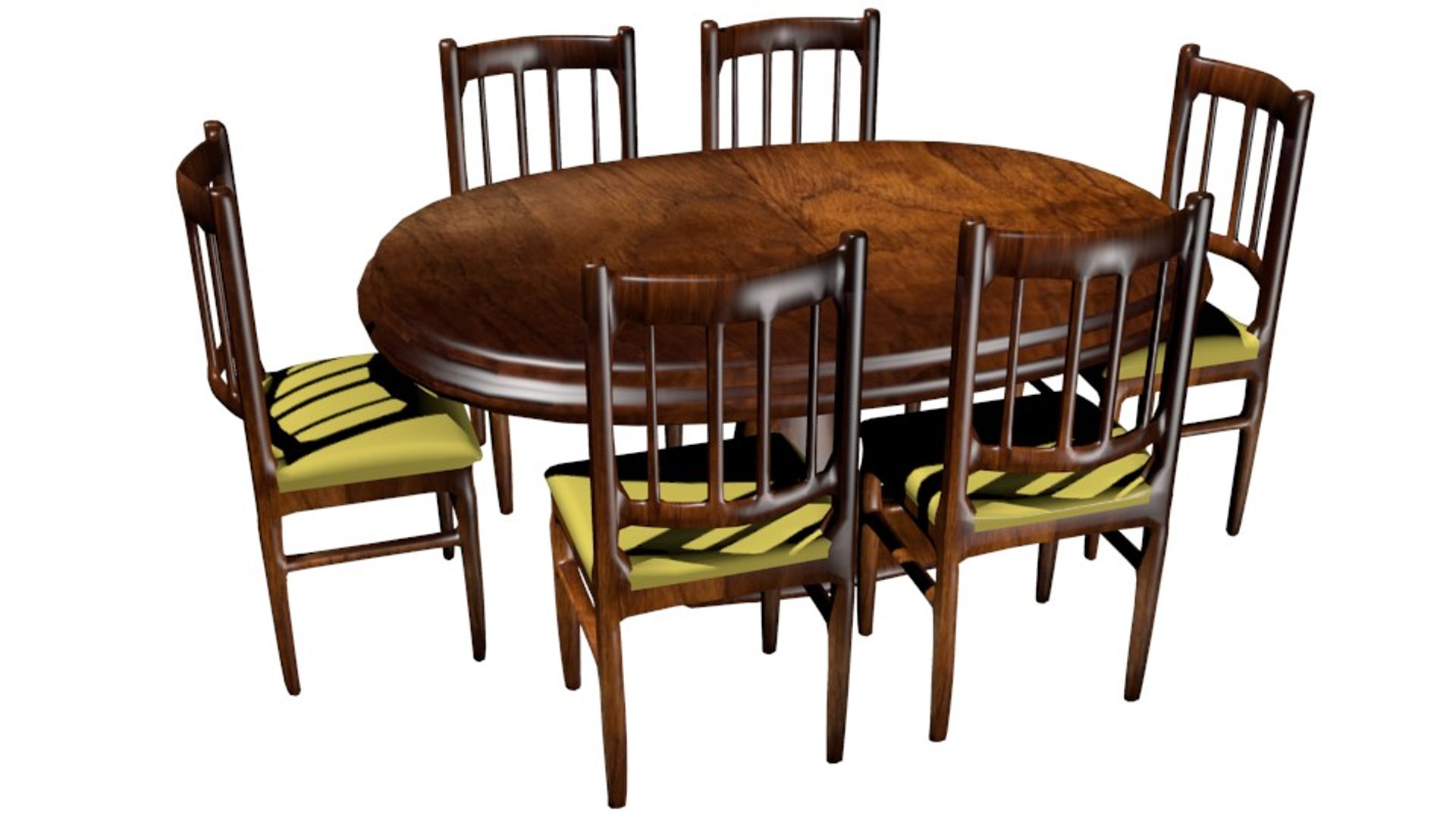 3D Wood Table Model - TurboSquid 1170055