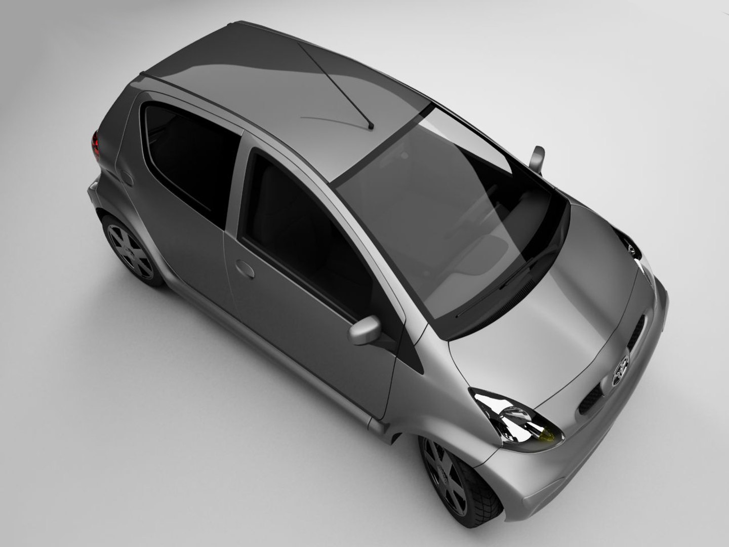 Toyota Aygo City Car 3d Model