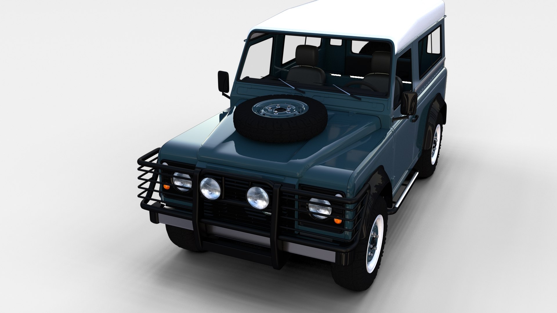 land rover defender 90 3d model