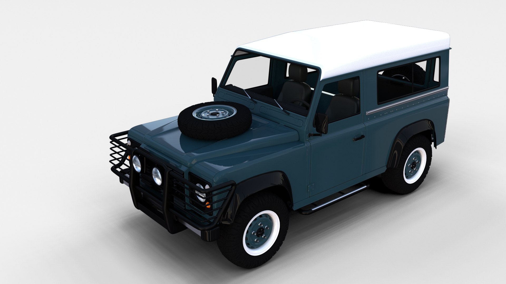 land rover defender 90 3d model