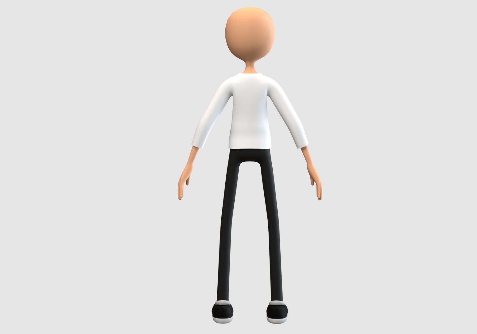 Basic Cartoon Boy 3D - TurboSquid 1913589