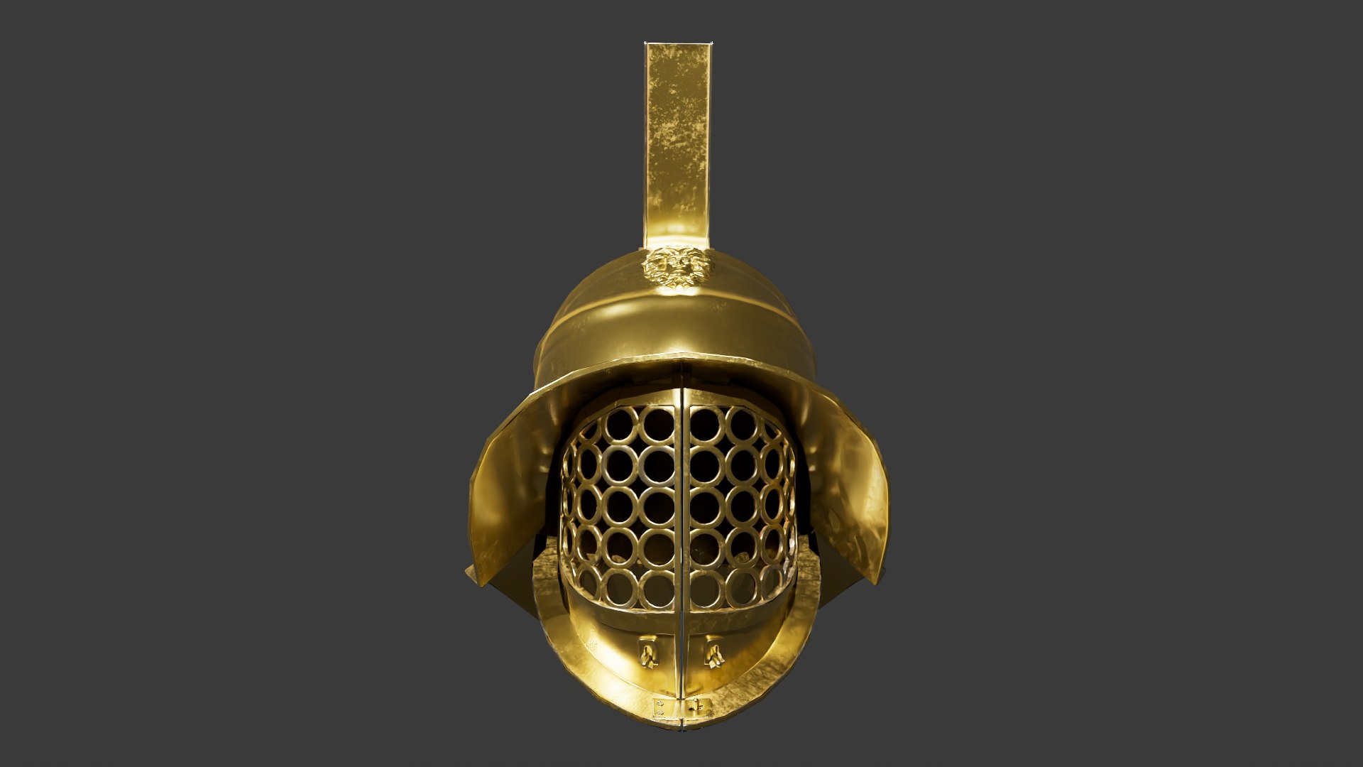 3D Model Murmillo Gladiator Helmet - TurboSquid 2071990