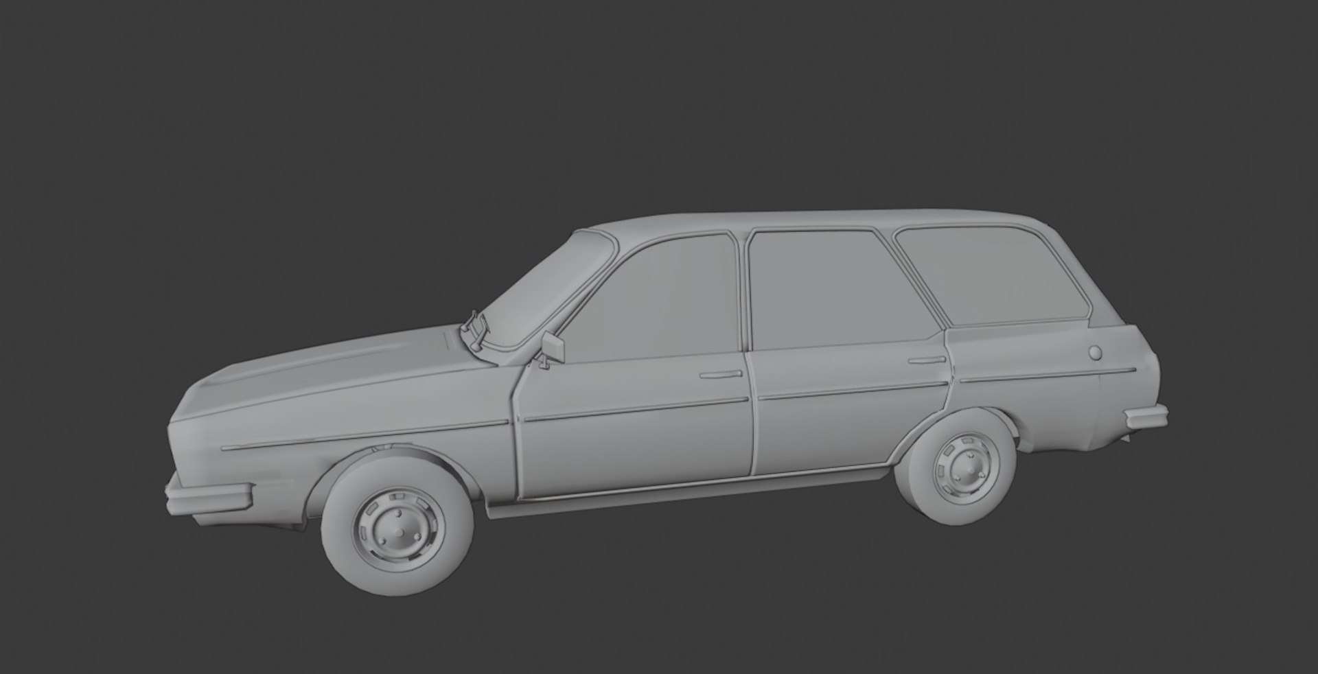 3D Retro Renault 12 Car Games Model - TurboSquid 1606672