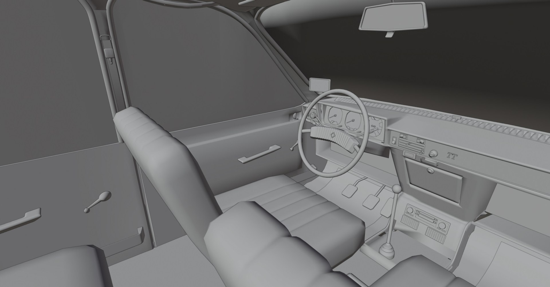 3D Retro Renault 12 Car Games Model - TurboSquid 1606672