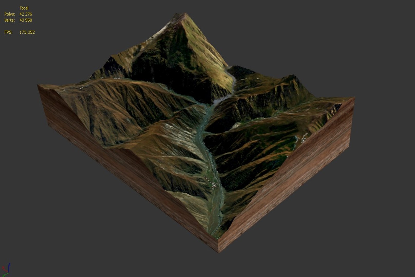 Mountain Landscape 3D Model - TurboSquid 1568836