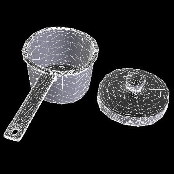 3d cooking pot
