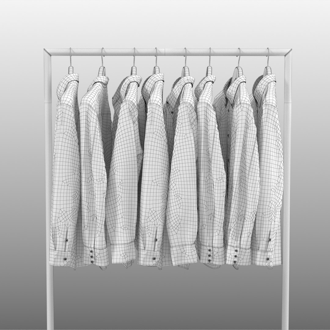 3D model realistic shirts patterned - TurboSquid 1228461