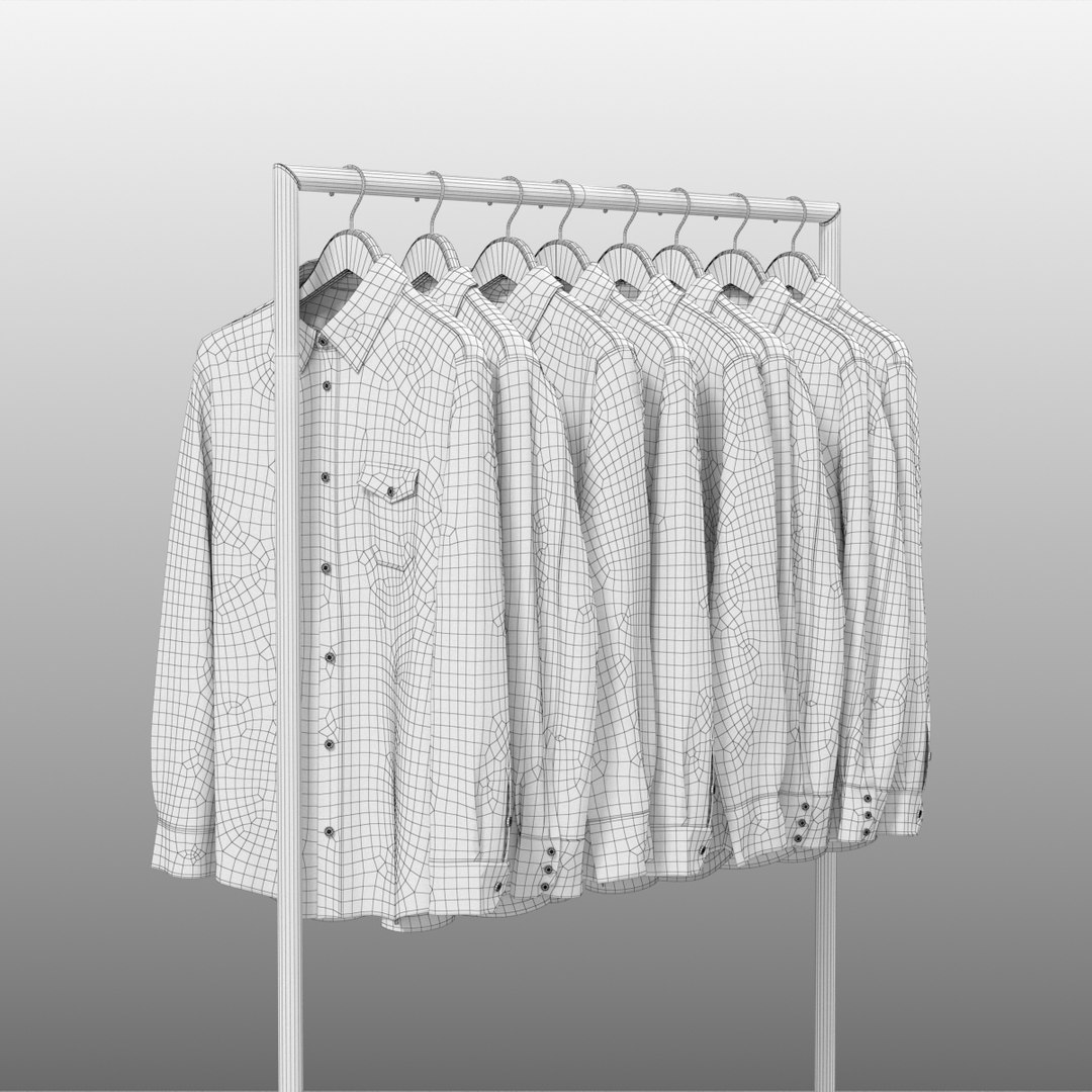 3D Model Realistic Shirts Patterned - TurboSquid 1228461