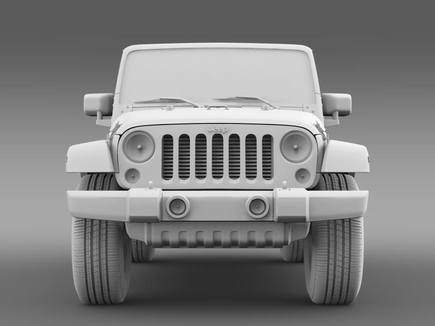 3d Jeep Wrangler Unlimited Envi Model