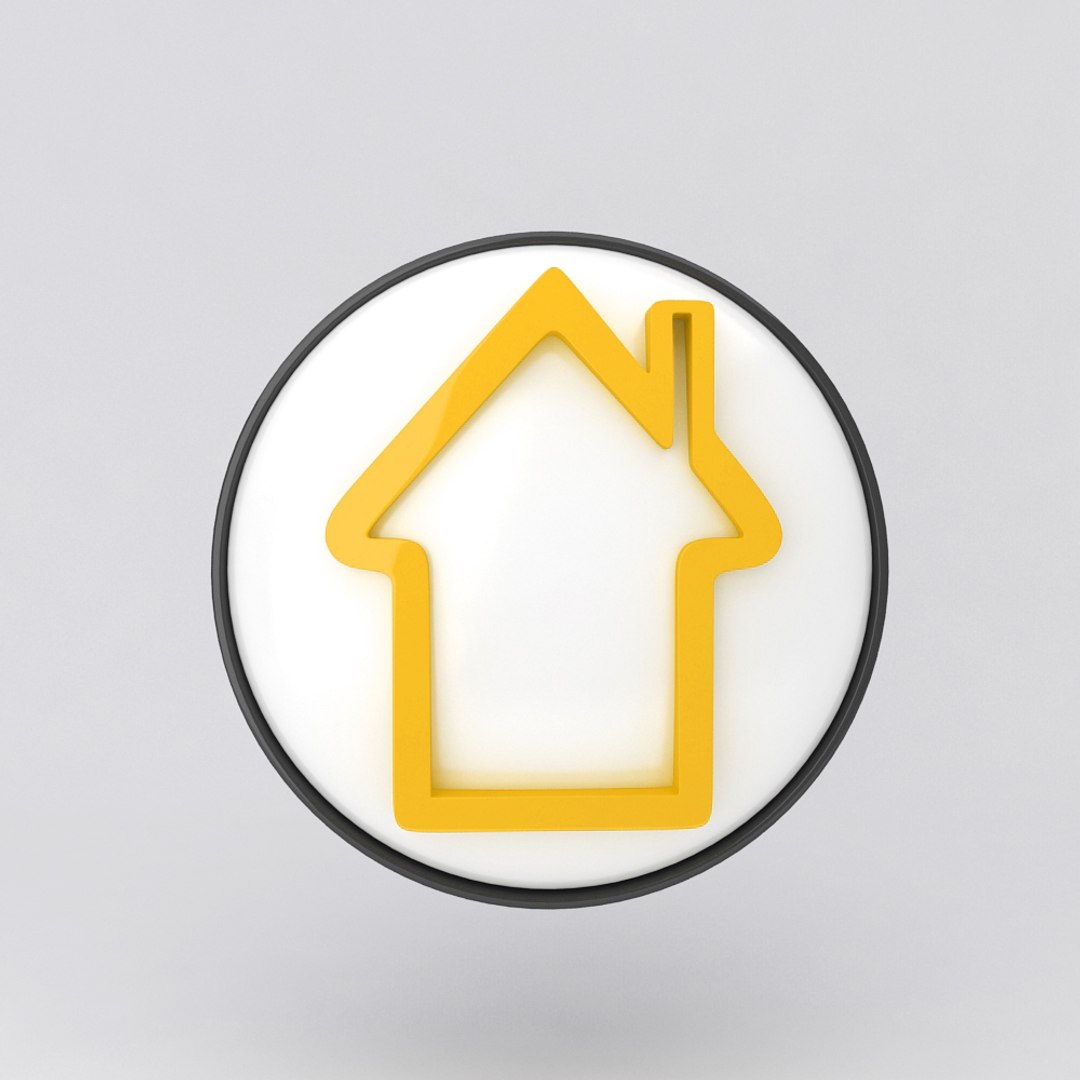 Icon House 3d Model