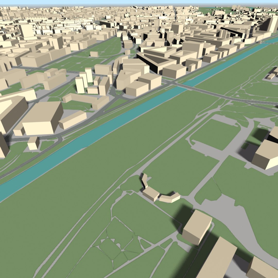 3d Model City Skyline