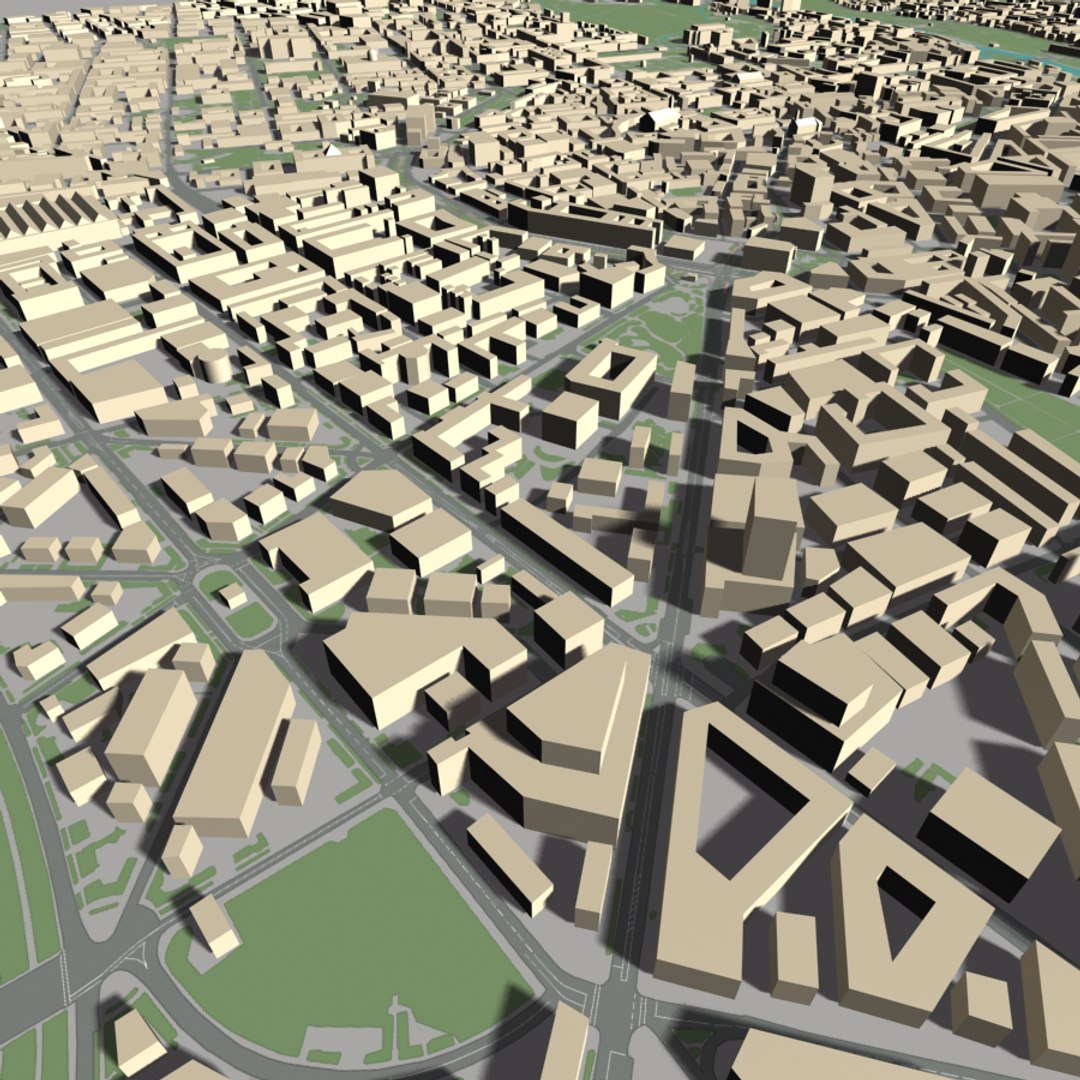3d Model City Skyline