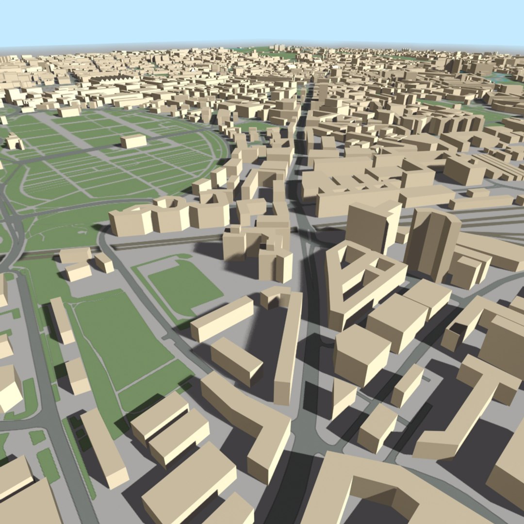3d Model City Skyline