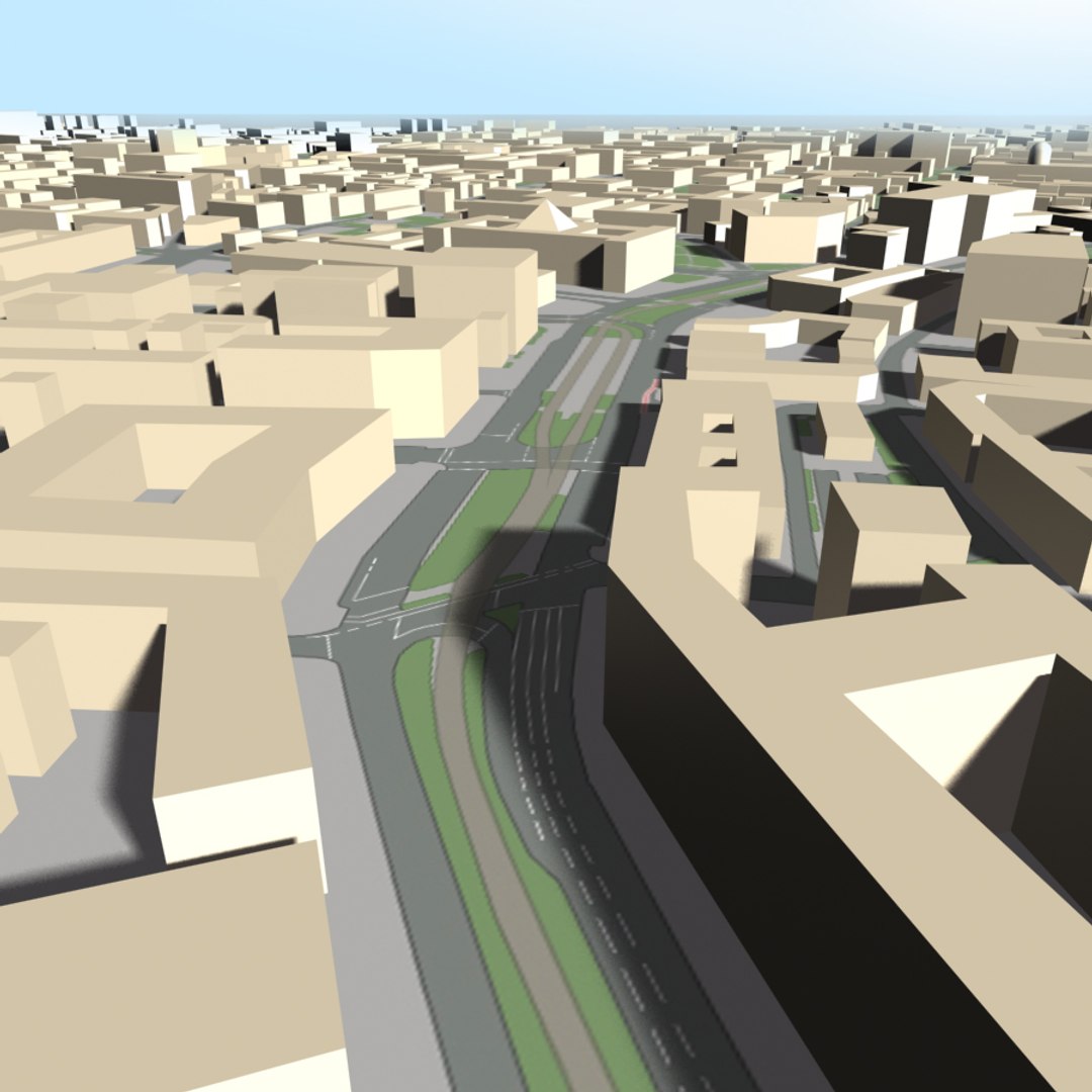 3d Model City Skyline
