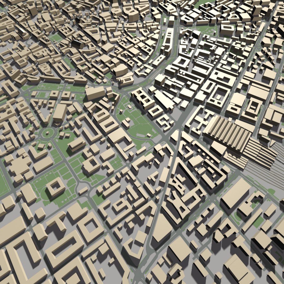 3d Model City Skyline