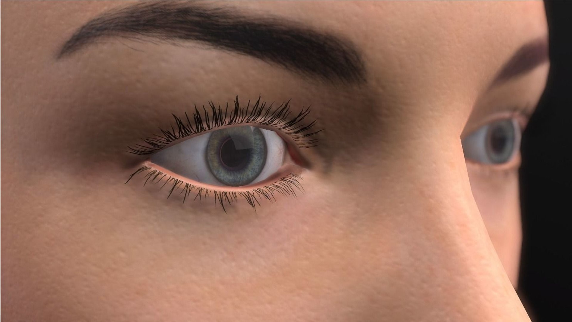 Eye Realistic Modeled Model - TurboSquid 1291402