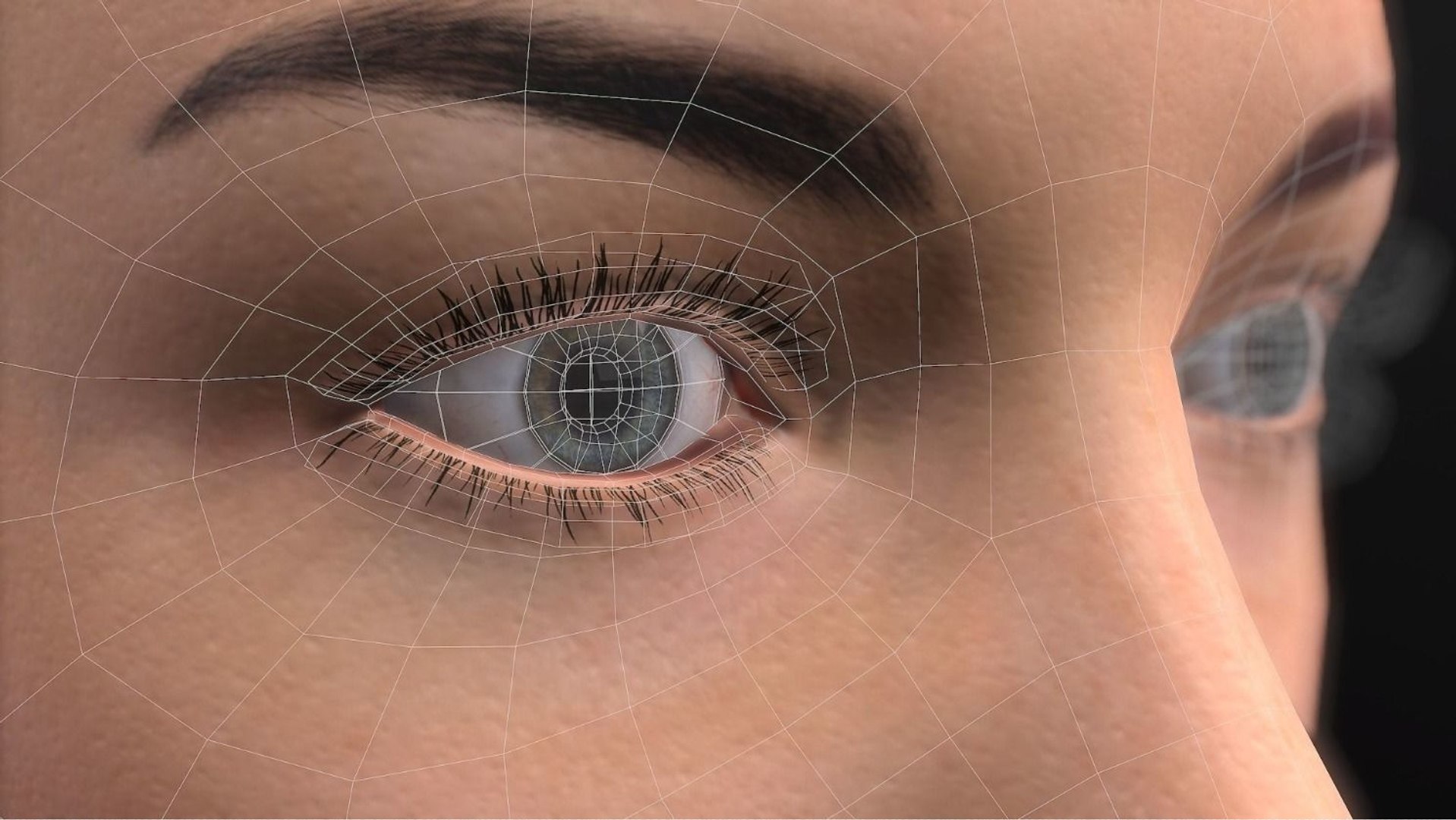 Eye Realistic Modeled Model - TurboSquid 1291402