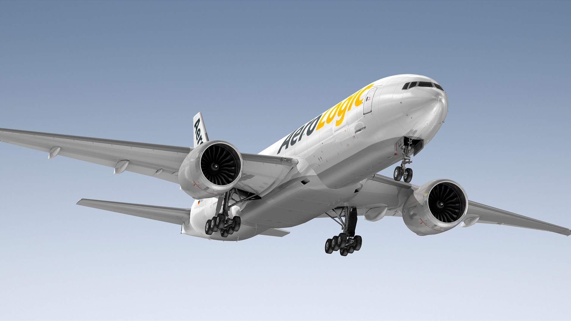 Boeing 777-F AeroLogic Cargo Model - TurboSquid 2171066