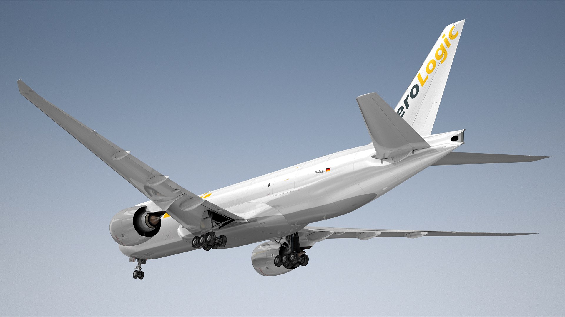 Boeing 777-F AeroLogic Cargo Model - TurboSquid 2171066