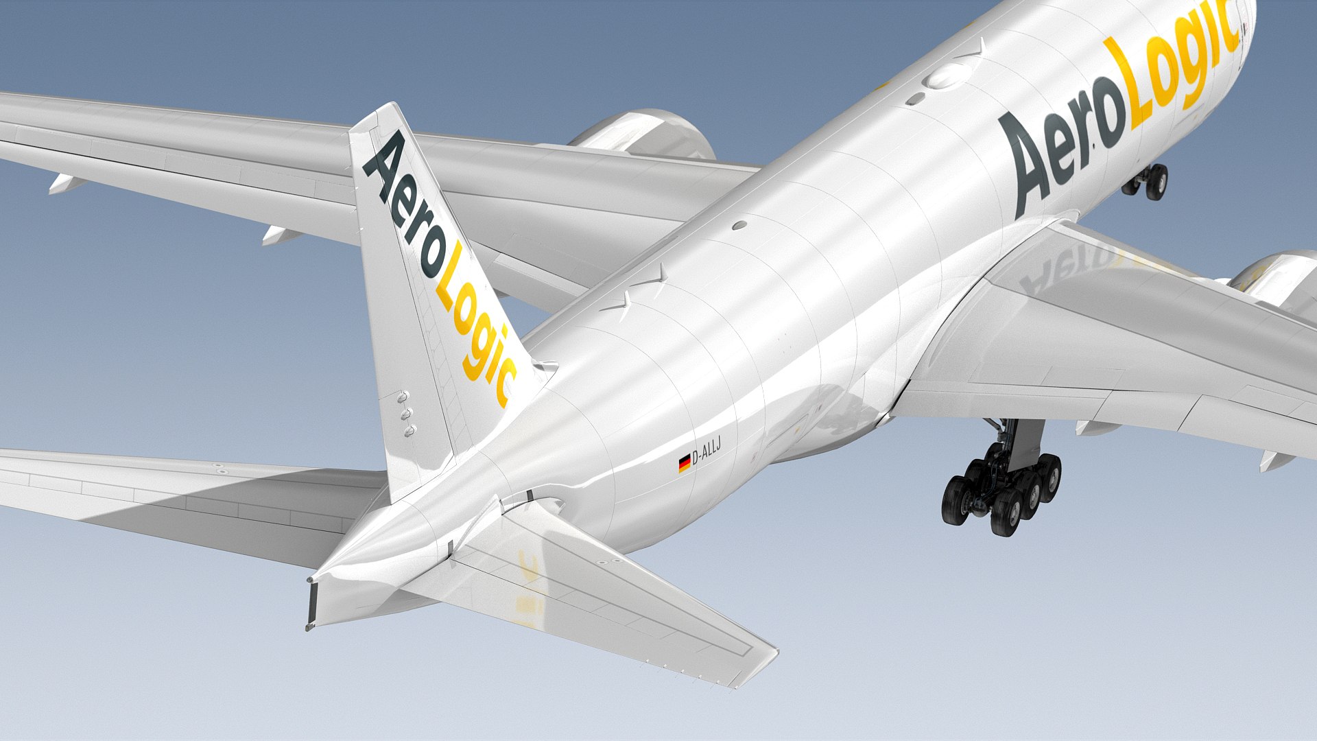 Boeing 777-F AeroLogic Cargo model - TurboSquid 2171066