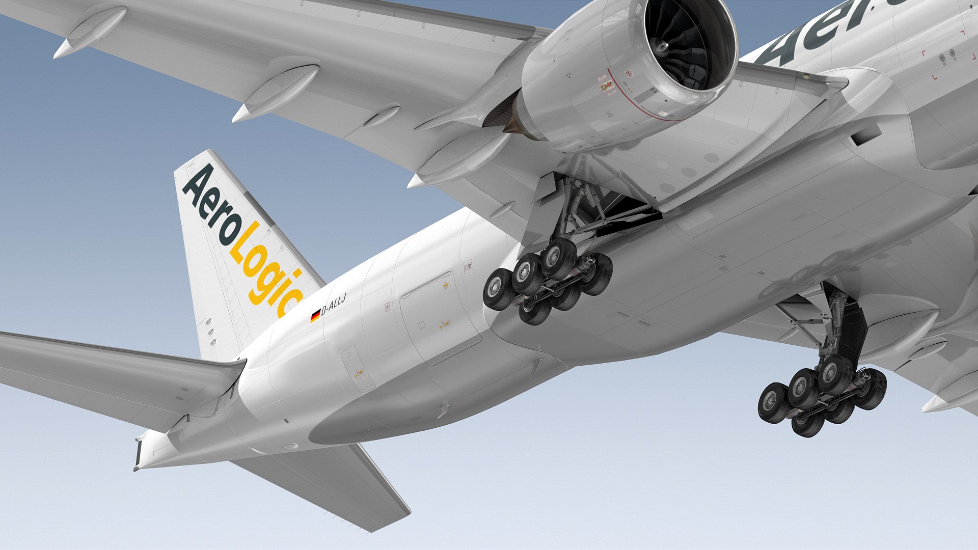 Boeing 777-F AeroLogic Cargo Model - TurboSquid 2171066