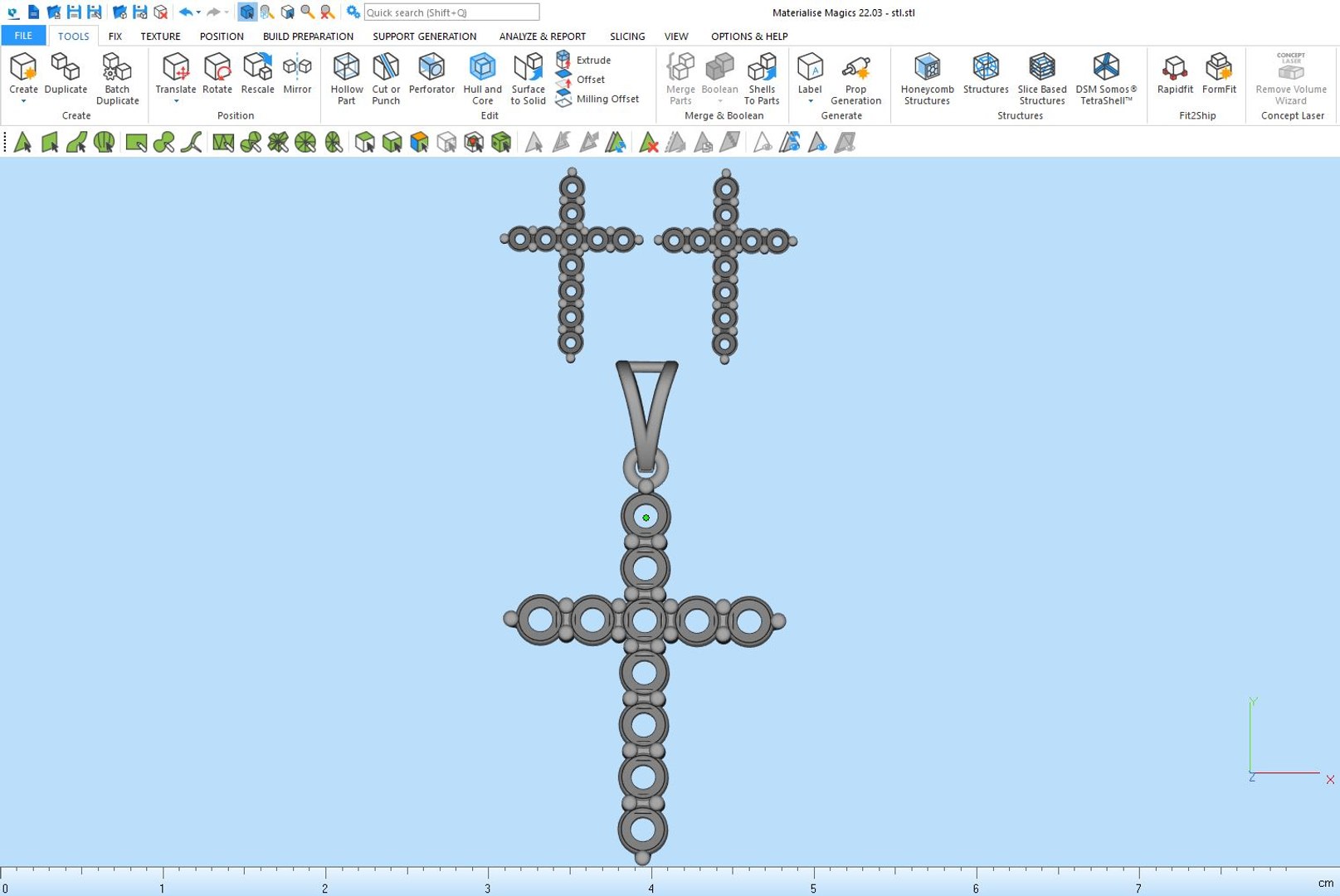 3D Cross Pendant - 0068 Model - TurboSquid 2347206
