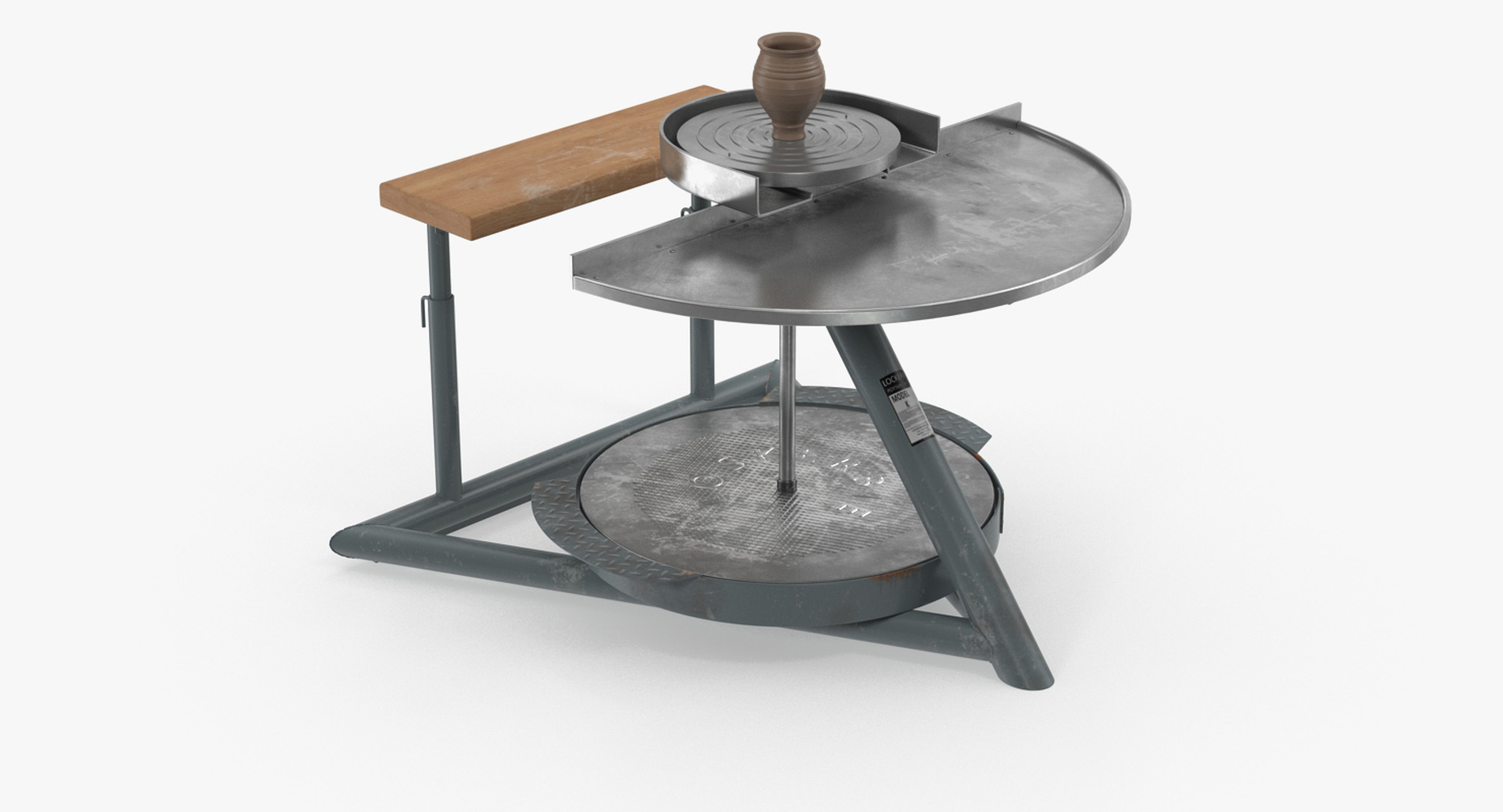 Clay Pot Pottery Wheel Model - TurboSquid 1286780