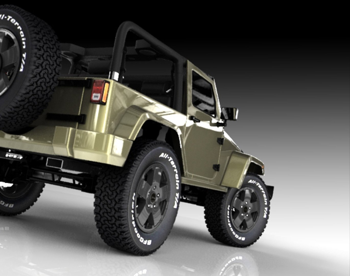 3d Model Tire Terrain Ta