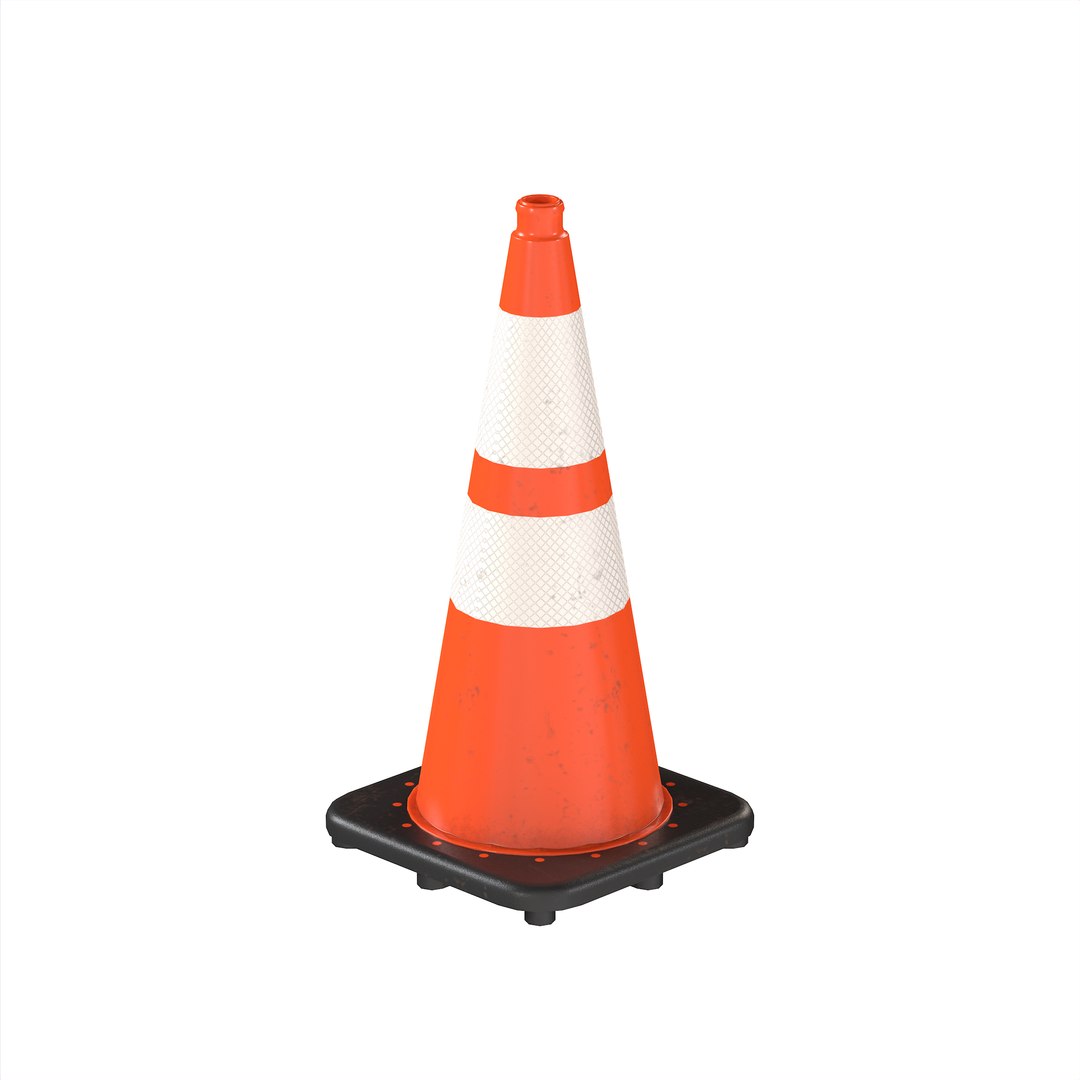 Traffic Cone 3D Model - TurboSquid 2071276
