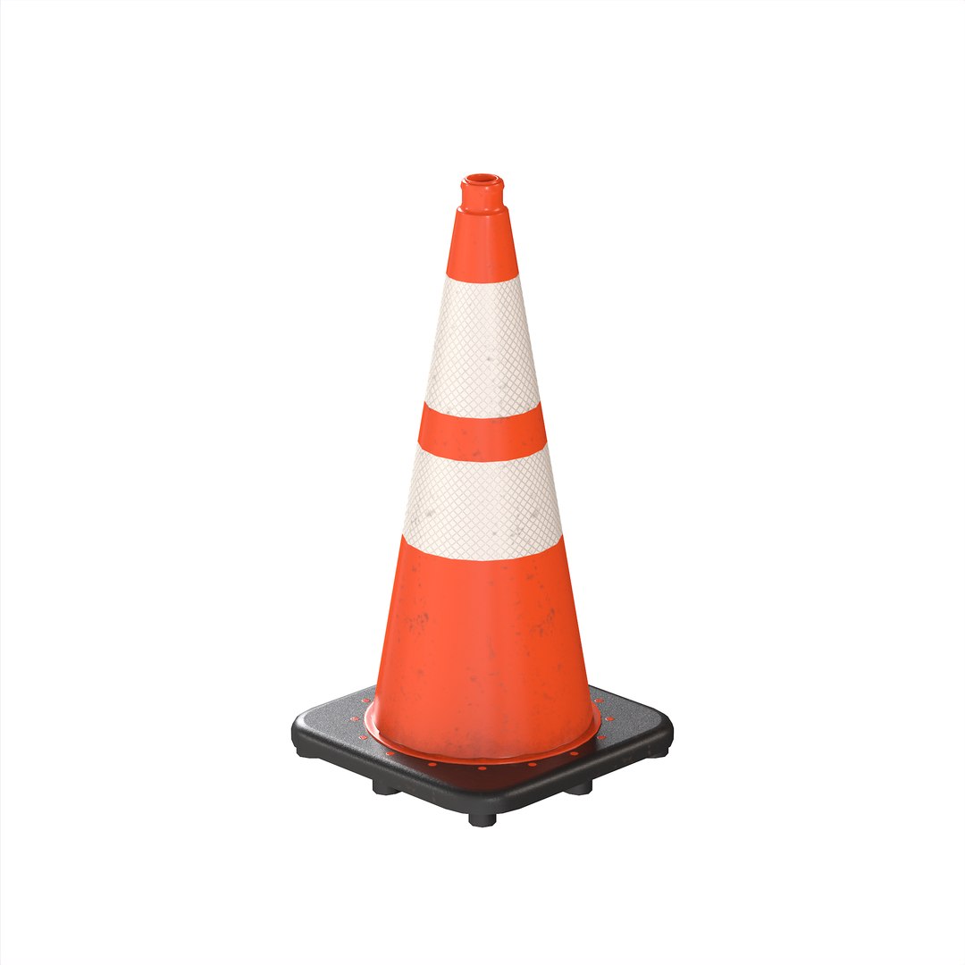 Traffic Cone 3D Model - TurboSquid 2071276