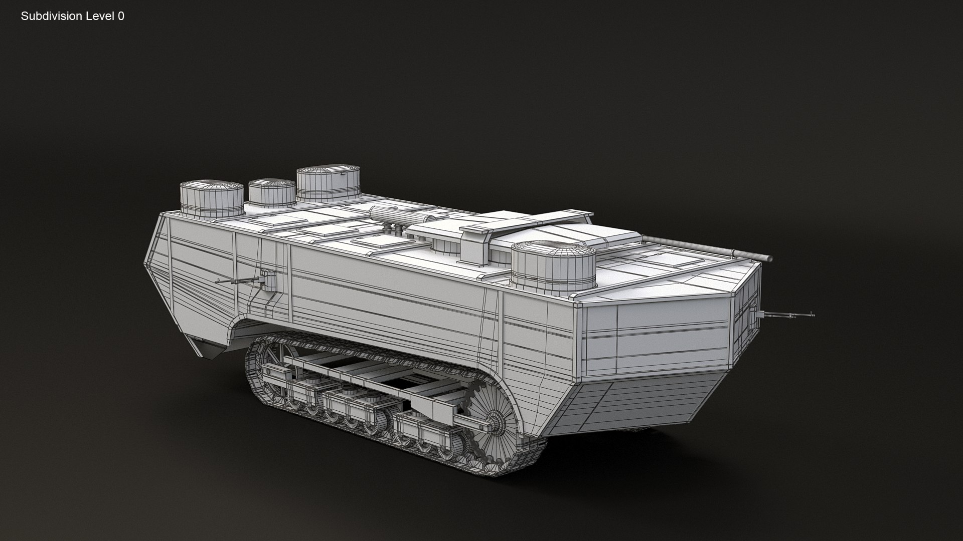 3D Saint-Chamond Fantomas Tank Model - TurboSquid 1990607