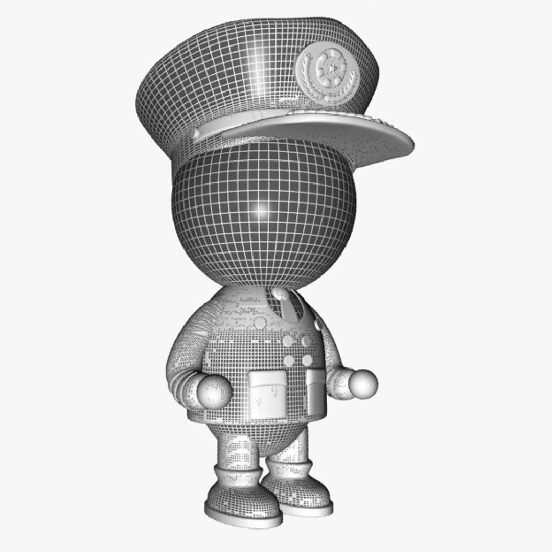 3d Pilot Character Cartoon